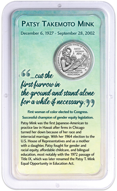 Mrs. Mink Goes to Washington | Littleton Coin Blog